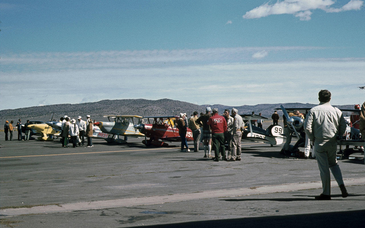 Biplane Class Racing - Vintage Airplane Photos